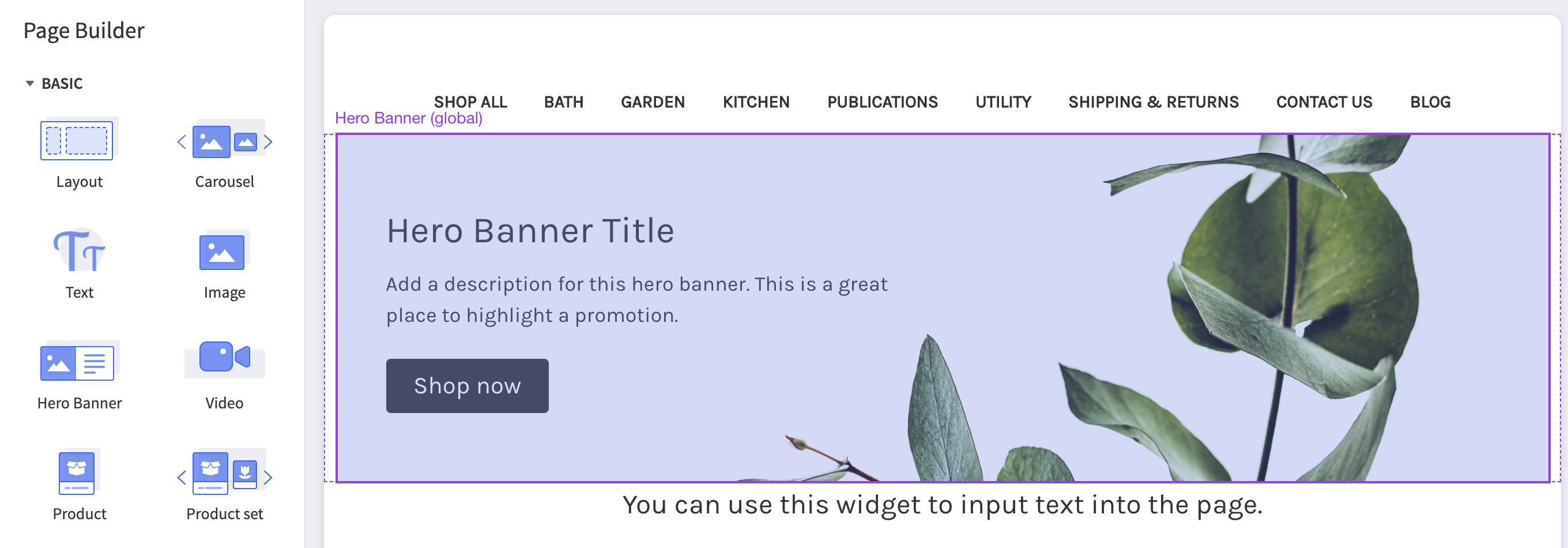 Widgets API | BigCommerce Dev Center